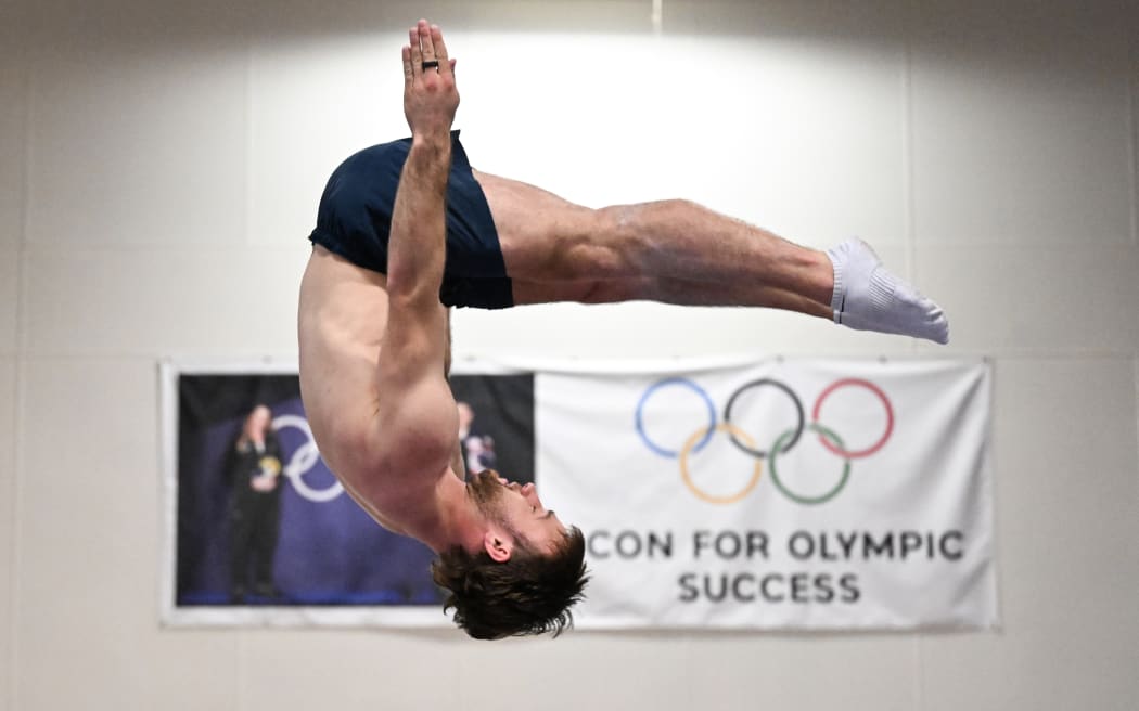 Trampolinist Dylan Schmidt named for third Olympics | RNZ News