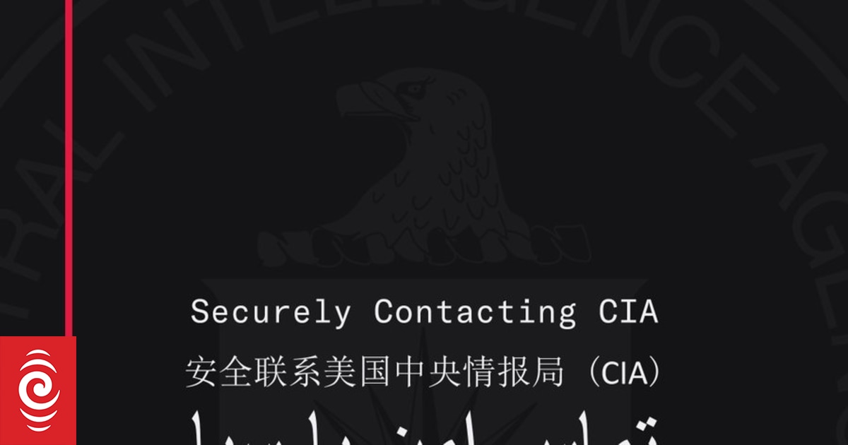 CIA takes to social media to recruit informants | RNZ News