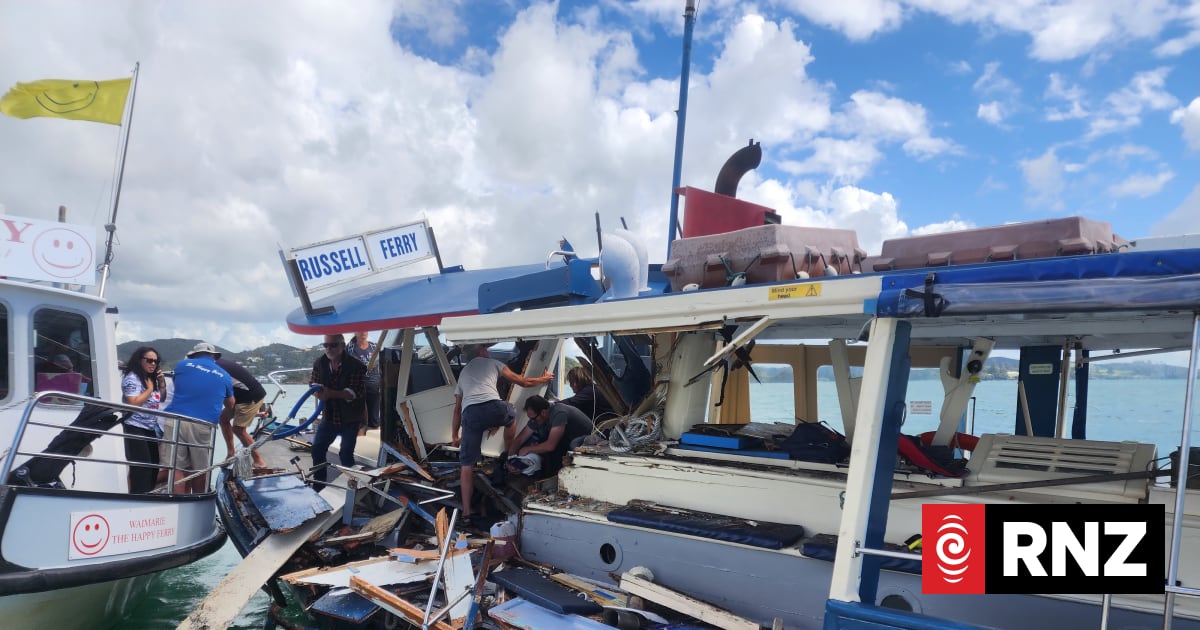 Boatie who sank Waitere ferry pleads guilty | RNZ