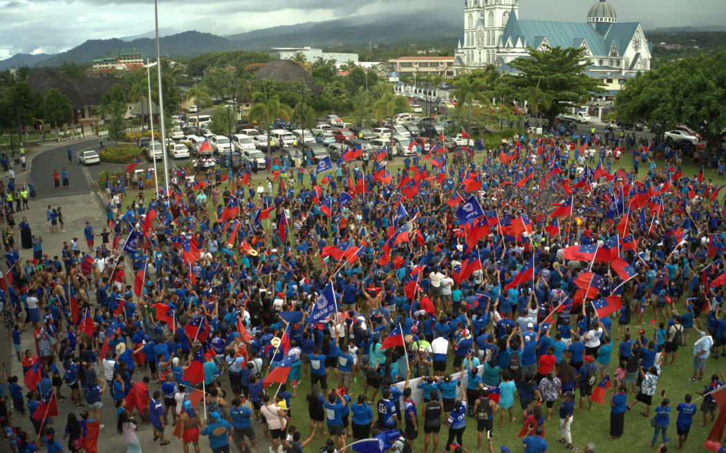 In photos: Toa Samoa supporters flood the streets of Apia ahead of the ...
