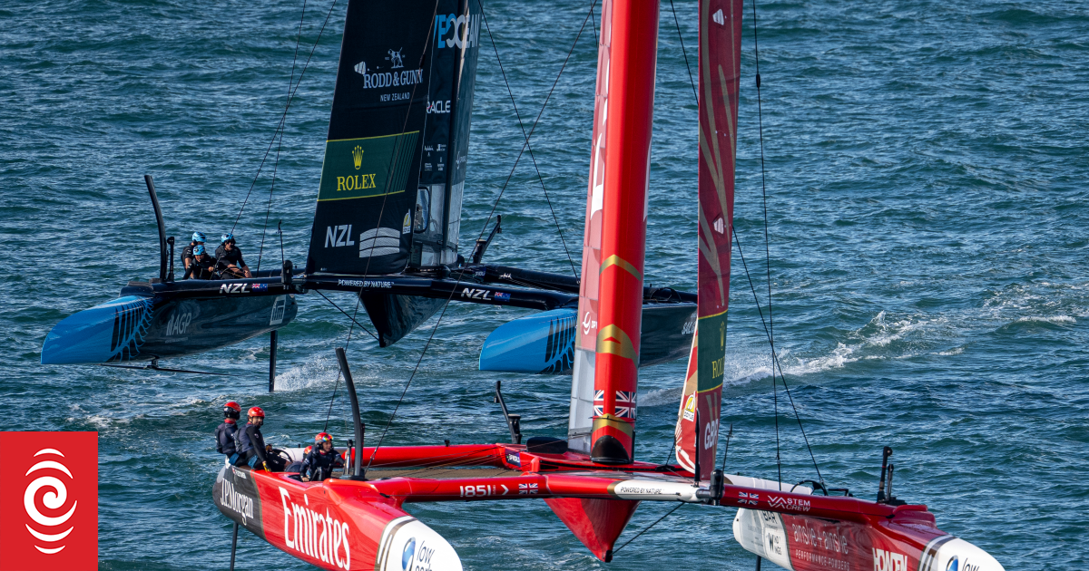Black Foils finish second in Spain leg of SailGP championship | RNZ News