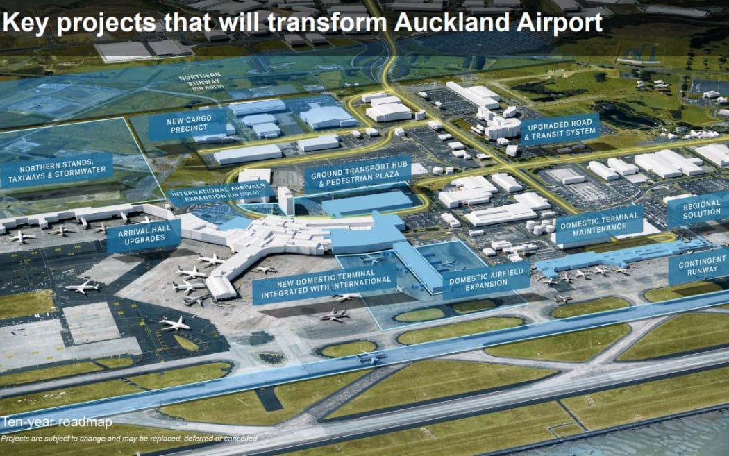 Auckland Airport reveals its $10 billion improvement plan | RNZ News
