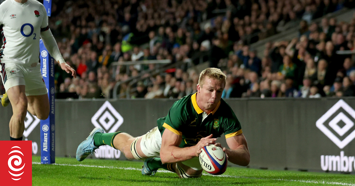 Rugby: Springboks hand England fifth successive loss | RNZ News