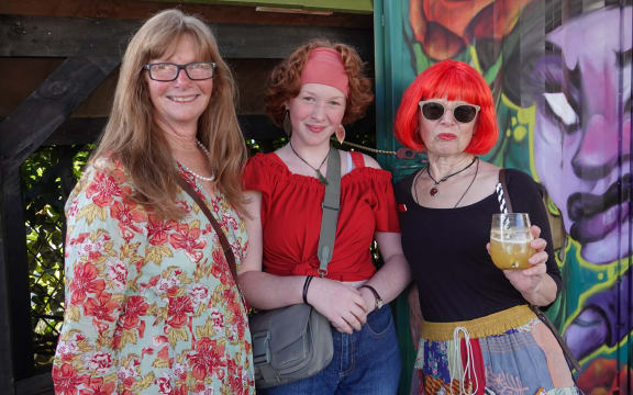 'Rangas rock': Gingas paint the town red in celebration | RNZ News