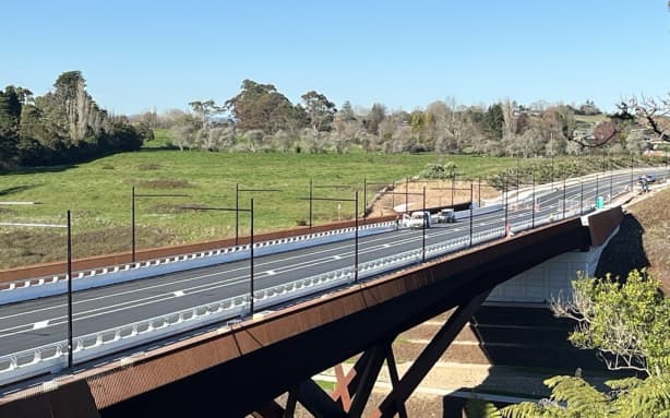 $166 million bridge linking Hamilton to new subdivision set to open | RNZ