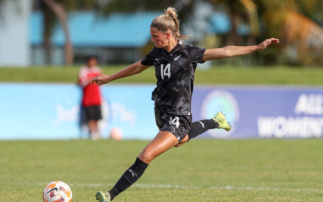 Football Ferns clinch Olympic spot with big win over Solomon Islands | RNZ News