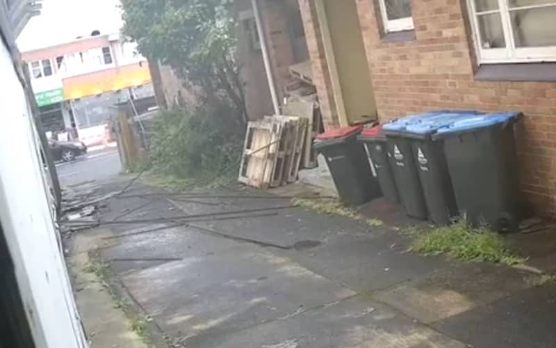 Watch: Health and safety concerns after steel beams fall in strong ...