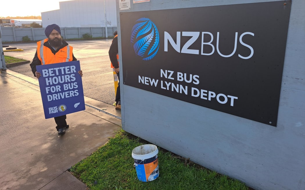 Second day of Auckland bus disruption as drivers continue strike action ...
