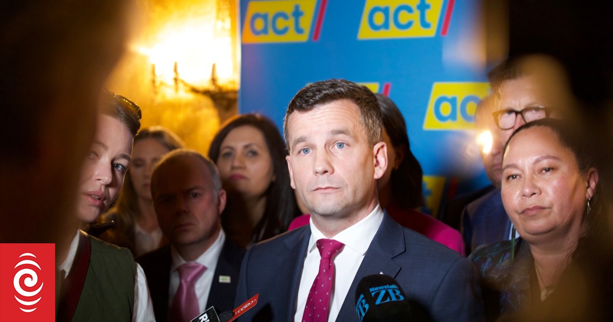 Watch: ACT leader David Seymour reveals alternative budget | RNZ News