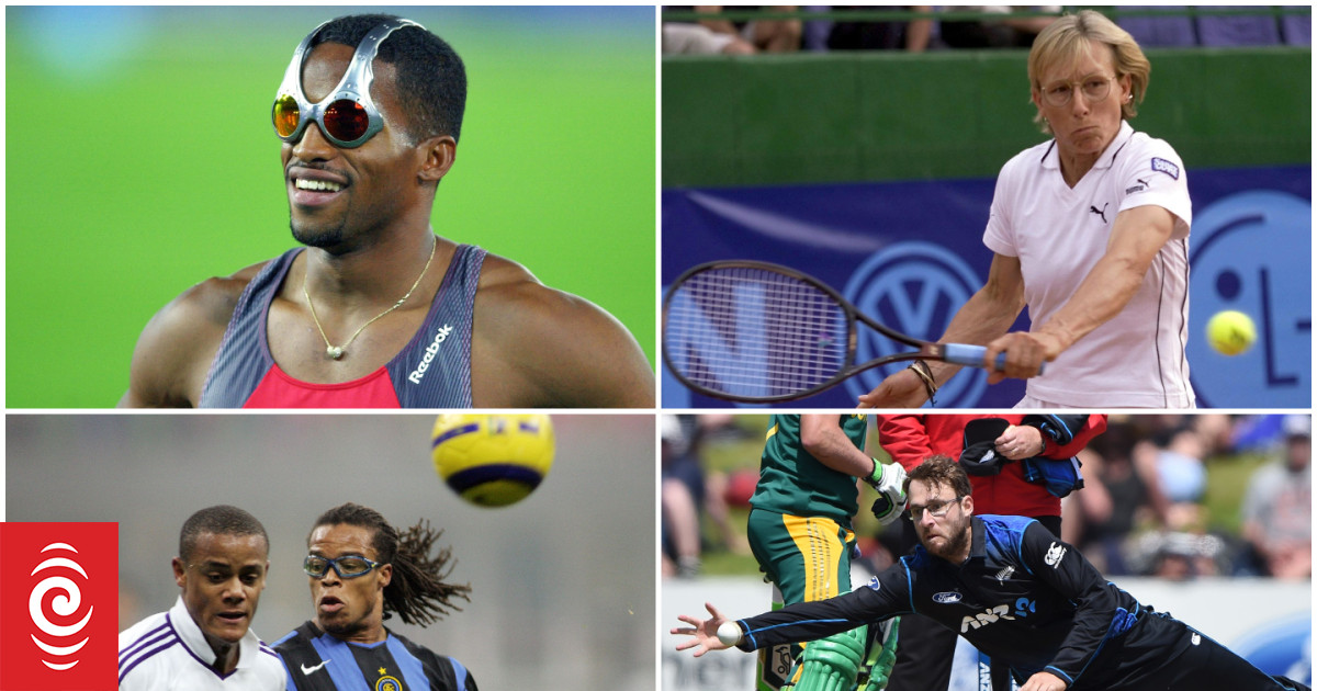 Athletes in sports goggles - a closer look | RNZ News