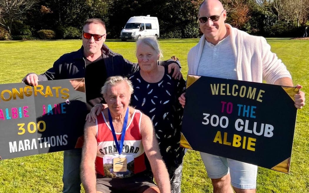 Taranaki Dairy farmer completes 300 marathons | RNZ