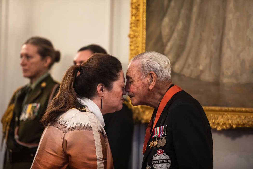 Last Māori Battalion member receives historic knighthood | RNZ News