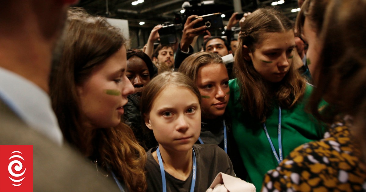 Greta Thunberg: 'They try so desperately to silence us' | RNZ News Greta Thunberg: 'They try so desperately to silence us' | RNZ News
