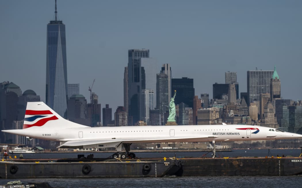 Concorde makes journey along New York's Hudson River | RNZ News