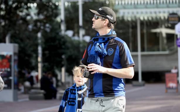 Auckland FC celebrates A-League championship with parade | RNZ