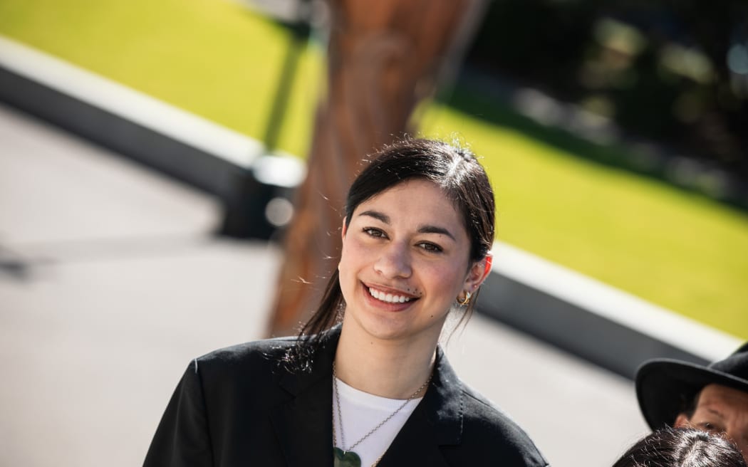 Watch: New Green MPs, co-leaders speak at Parliament | RNZ News