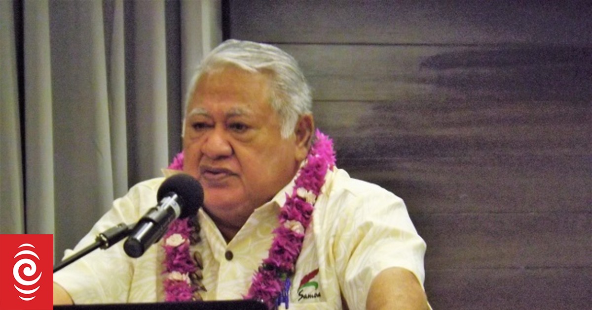 No back down from Samoa PM over 'fake news' claim | RNZ News