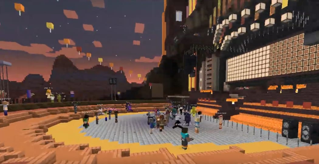 Fire: the Minecraft music festival | RNZ