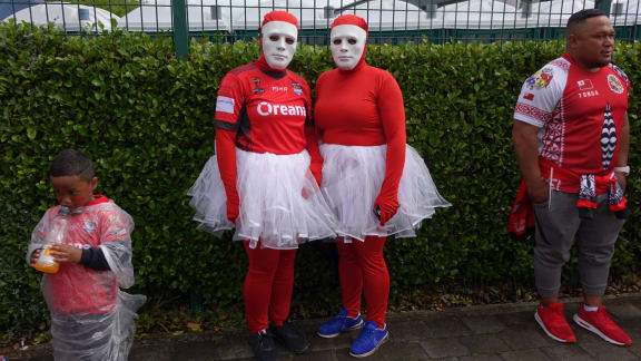 Tonga vs Samoa Rugby League World Cup game | A Gallery from News | RNZ