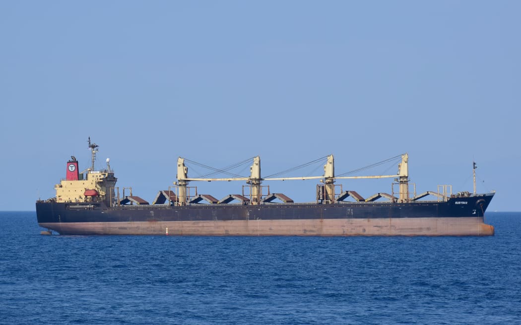 Crew abandon British-registered cargo ship off Yemen after Houthi ...