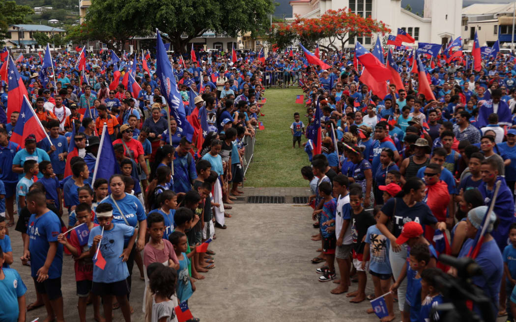 In photos: Toa Samoa supporters flood the streets of Apia ahead of the ...