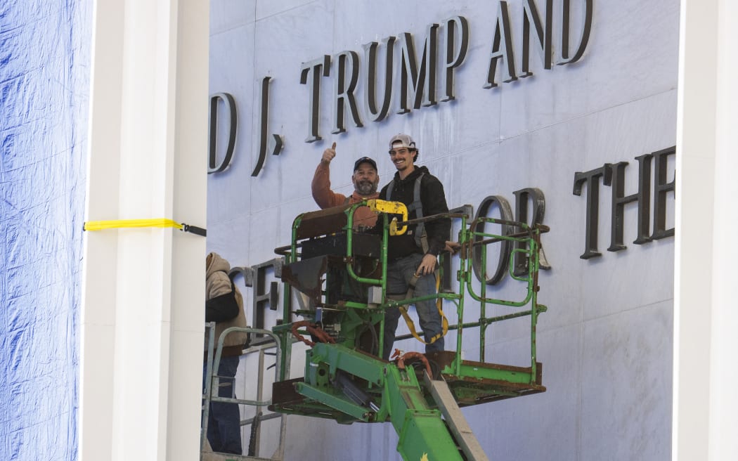 Court orders Trump's name off Washington's Kennedy Center | RNZ News