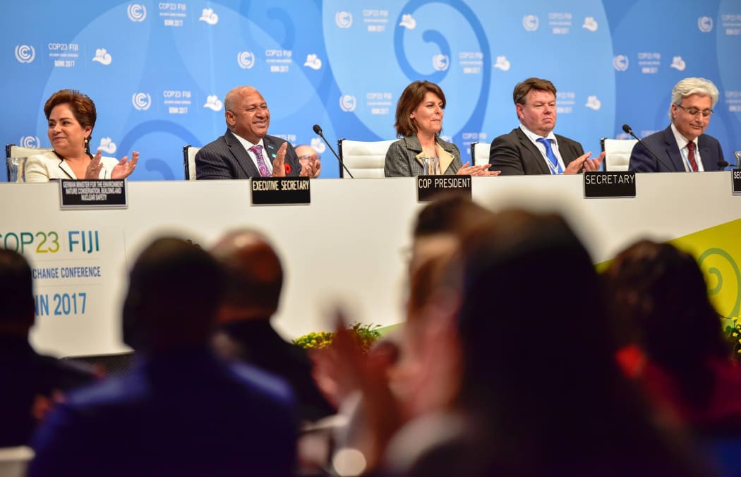 Fiji opposition says COP23 grand welcome wrong | RNZ News