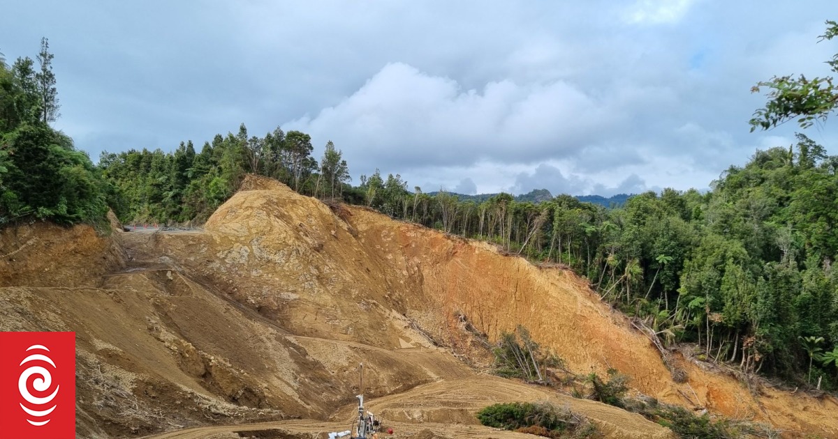 Progress being made on SH25A slip, despite budget increase | RNZ