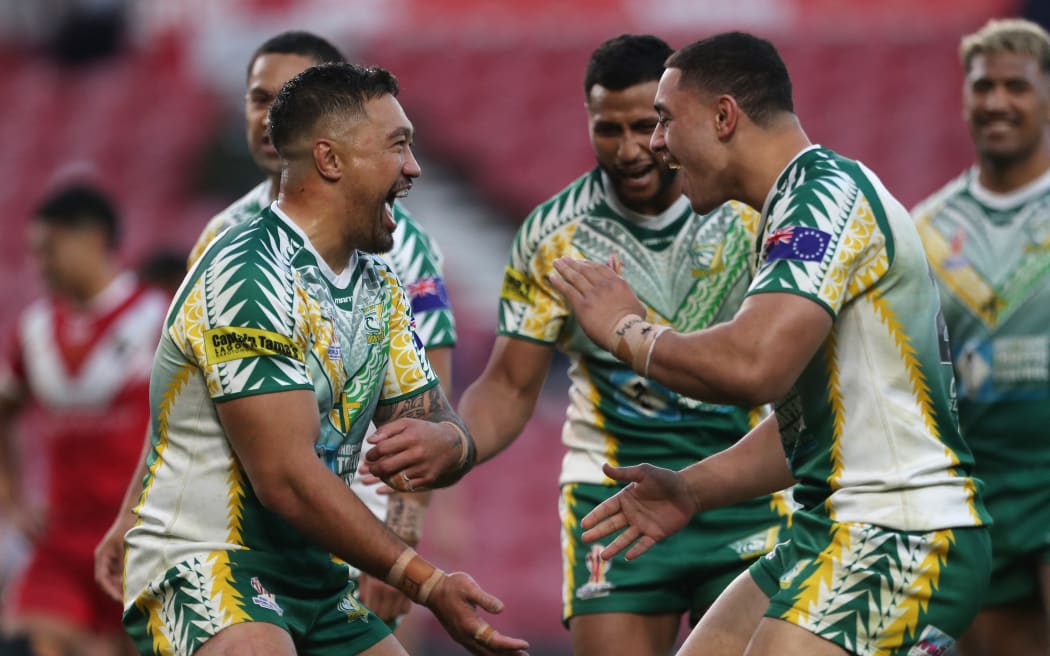 Mate Ma'a Tonga hit form in thrashing of Kukis | RNZ News