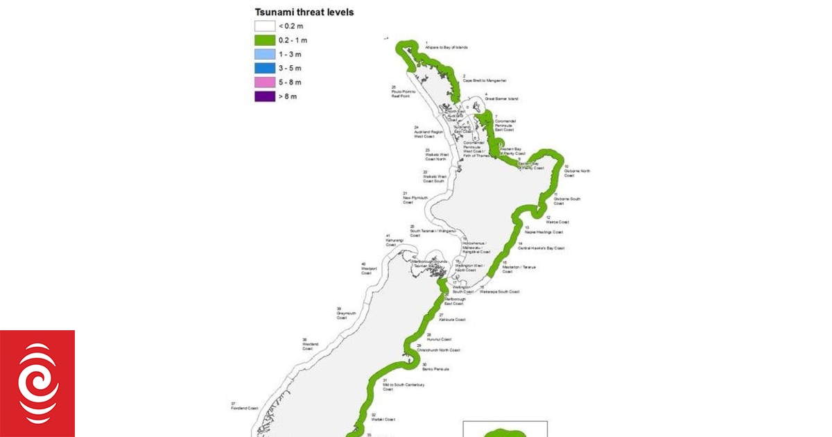 Tsunami waves hit New Zealand | RNZ News