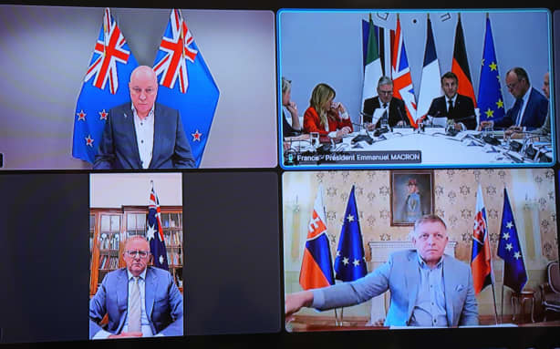 Christopher Luxon meets with other world leaders to discuss Strait of ...