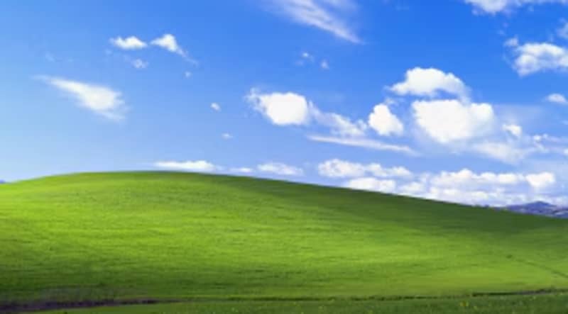 Microsoft's default wallpaper Bliss, the most viewed photograph in ...