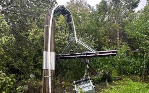 Cyclone Gabrielle in pictures: Flooding and trees downed across ...