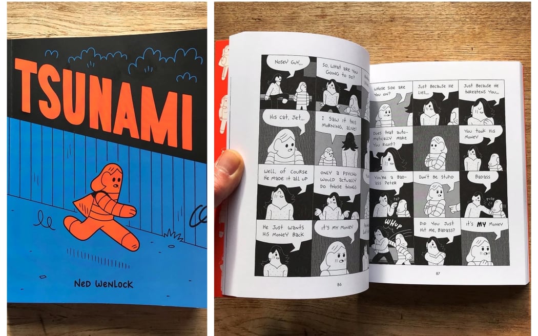 Artist Ned Wenlock dives into a new medium with Tsunami graphic novel | RNZ