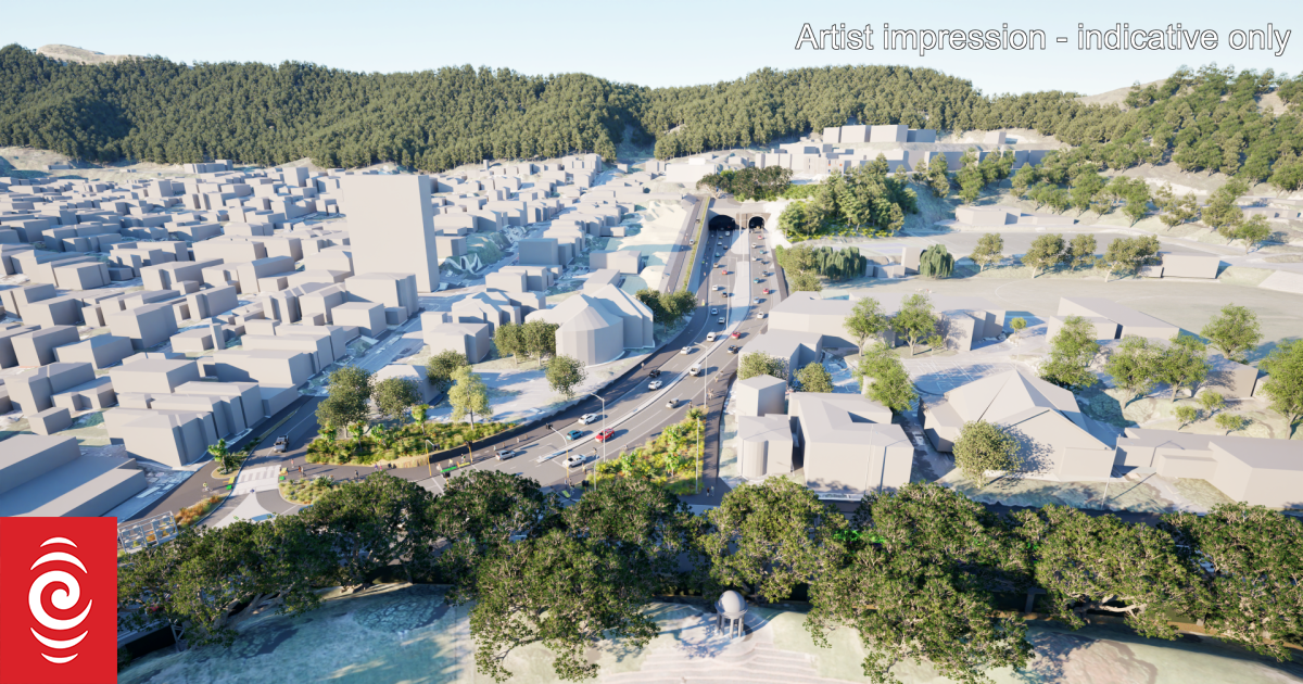Plans for new Wellington tunnel through Mt Victoria unveiled | RNZ News