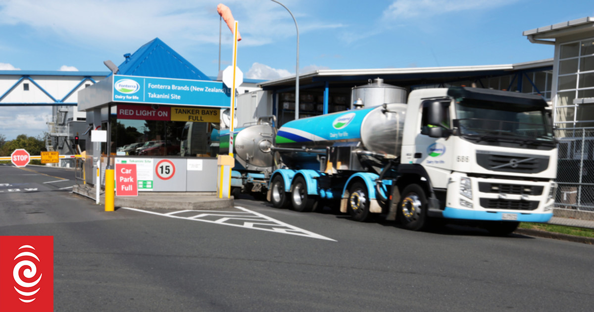 Fonterra processes record amount of milk | RNZ News