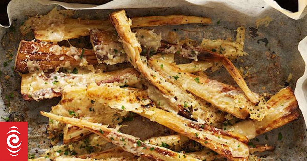Julie Biuso: roasted parsnips with garlic and parmesan | RNZ