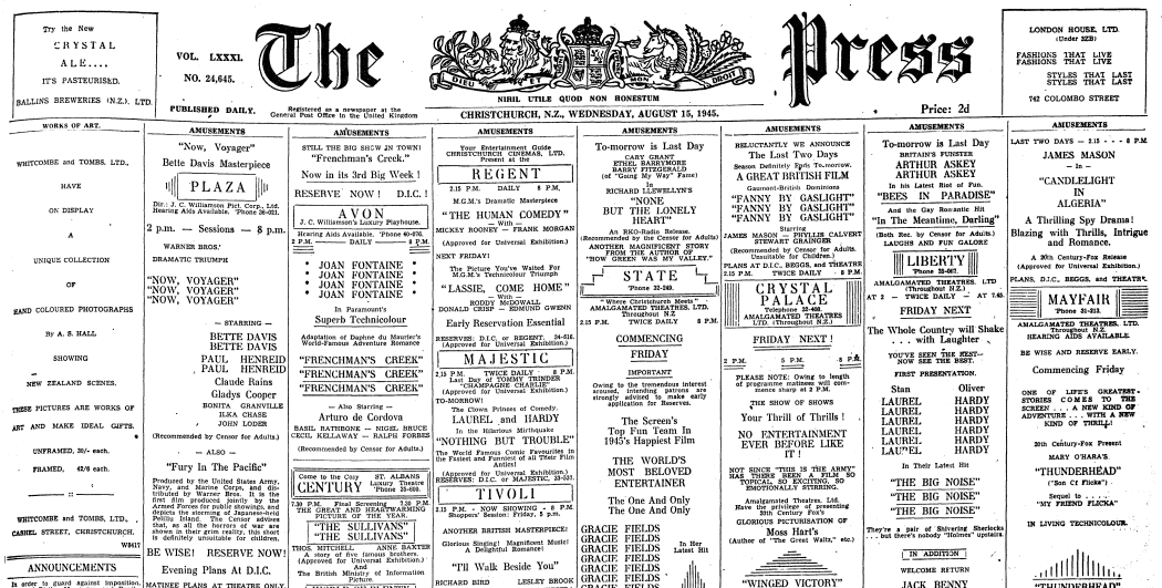 Papers Past archive expanding into the 1990s | RNZ