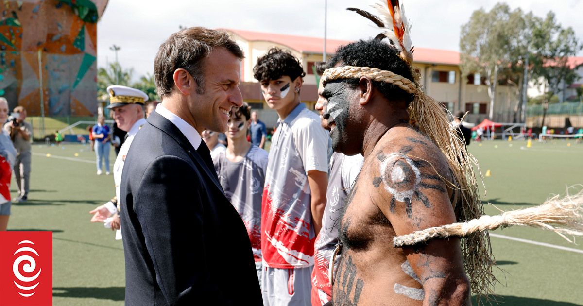 French President half-way through Pacific tour | RNZ