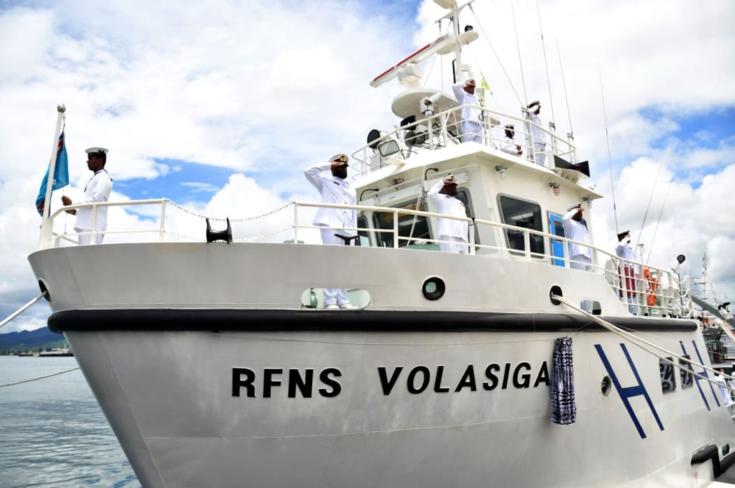 New vessel to help Fiji navy's response to climate change | RNZ News