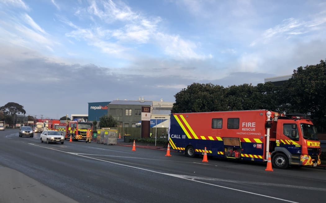 Firefighters battle blaze in Penrose, residents warned to keep windows ...