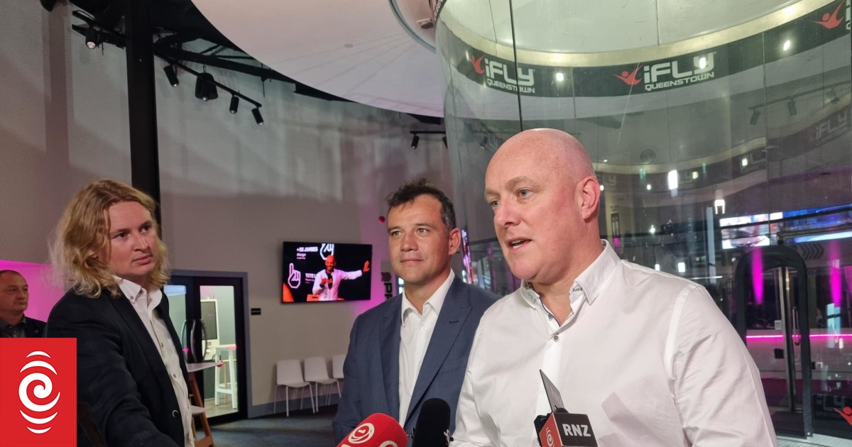 Watch: Prime Minister Christopher Luxon speaks from Queenstown | RNZ News