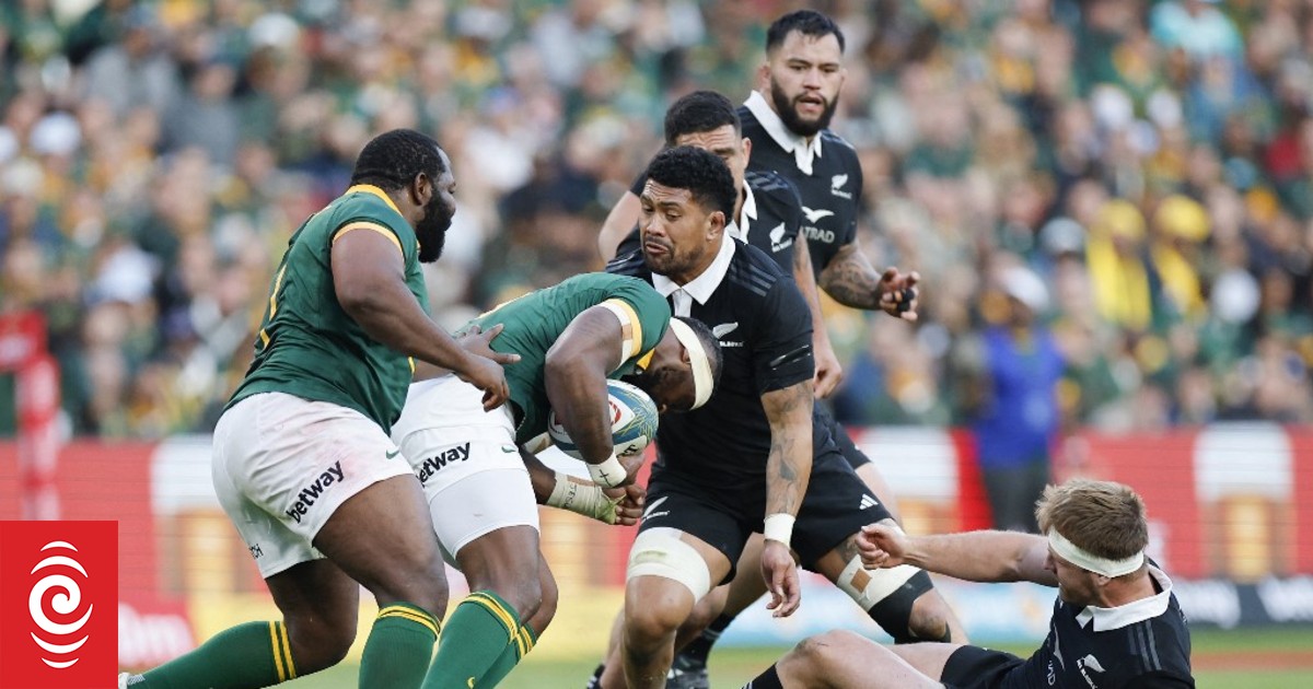 Live rugby updates: All Blacks v Springboks | RNZ News