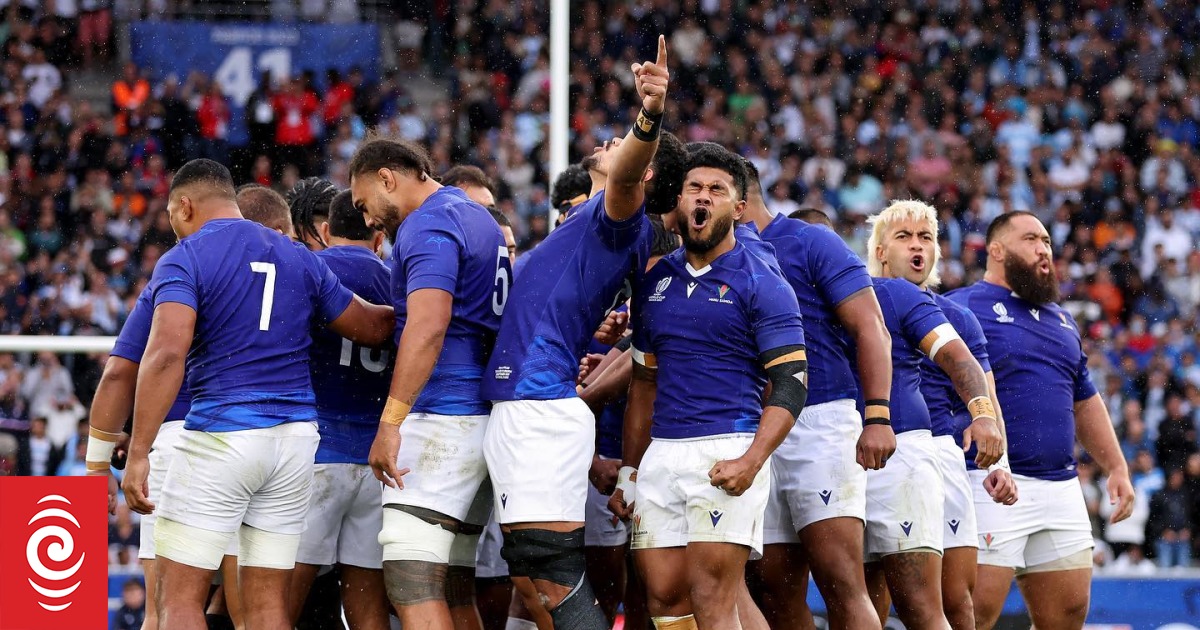 England players expecting Samoan physicality in last pool D match | RNZ News