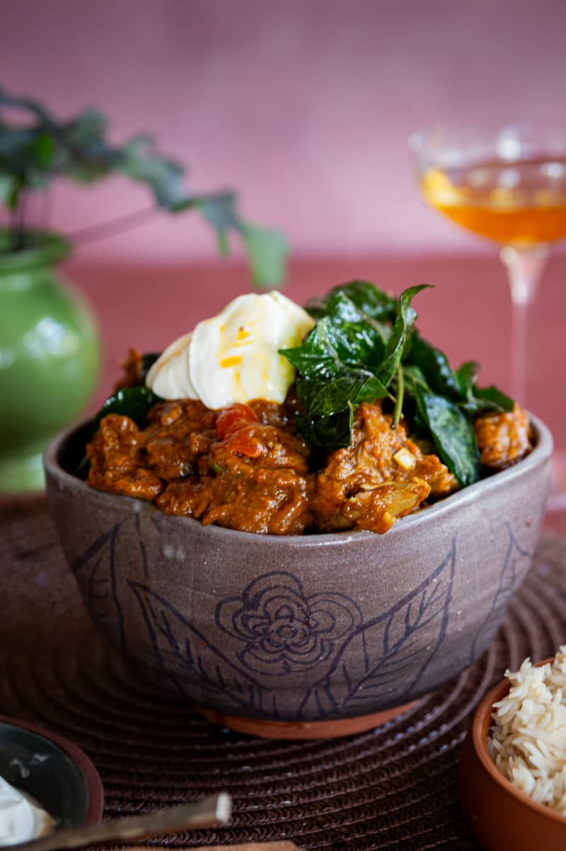Kerala Chicken Curry with Coconut, Ginger and Fried Curry Leaves recipe ...