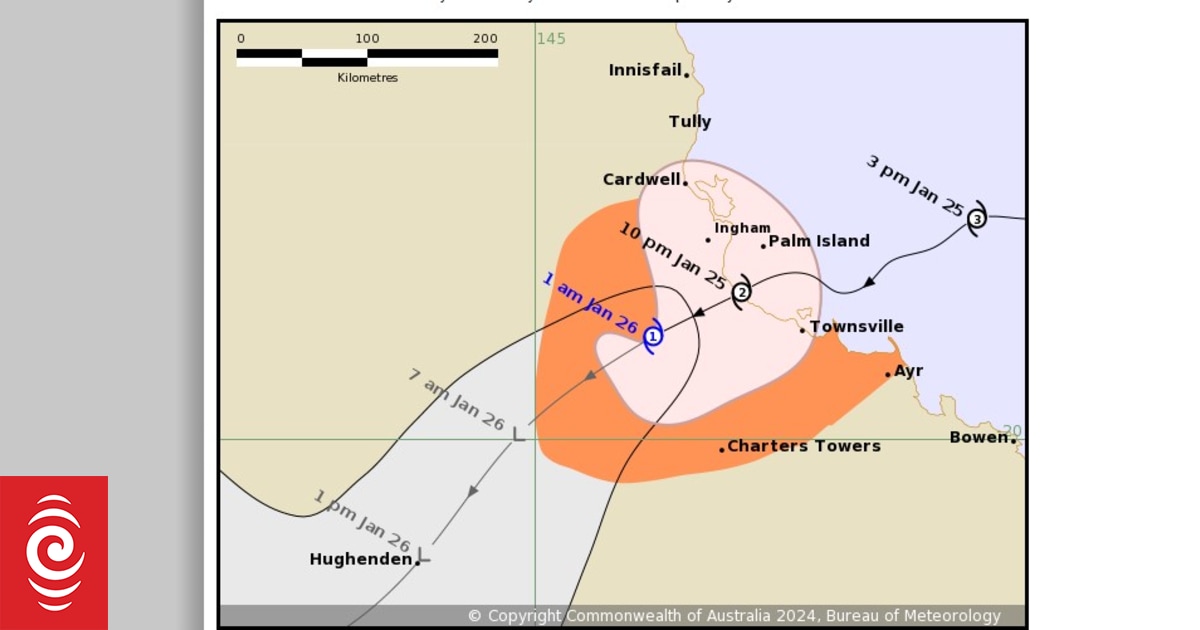 Tropical Cyclone Kirrily downgraded to category one system as it ...