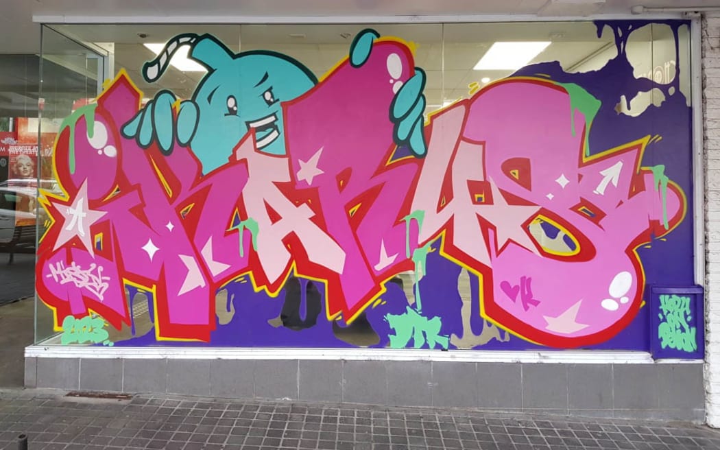 Local graffiti legend launches first solo exhibition | RNZ