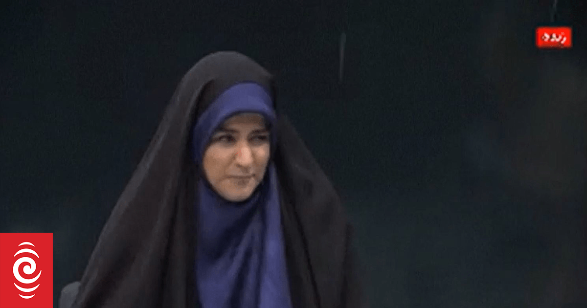 Iranian state broadcaster hit as Iran urges Trump to make Israel halt ...