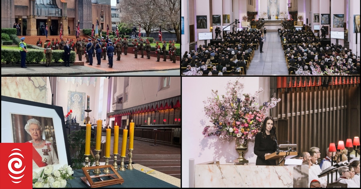 In photos: State memorial service for the Queen | RNZ News
