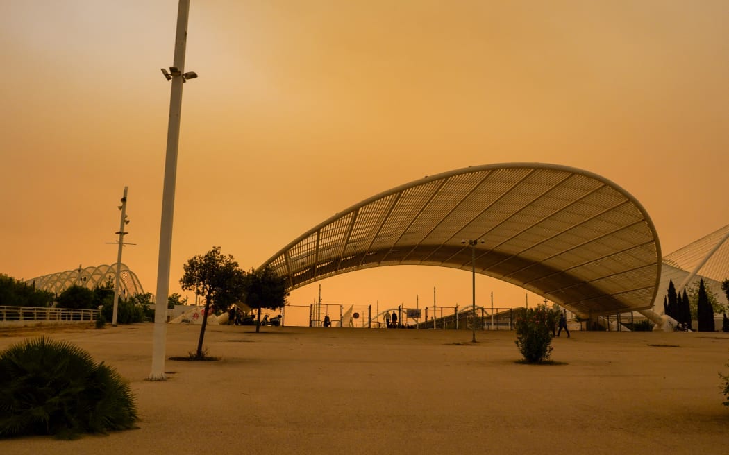 Greece: Orange Sahara dust haze descends over Athens | RNZ News